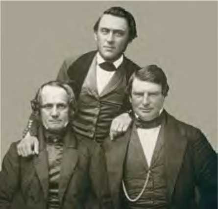 Samuel Brannan (center) and the Gold Rush, 1846-1851 (photograph with ...